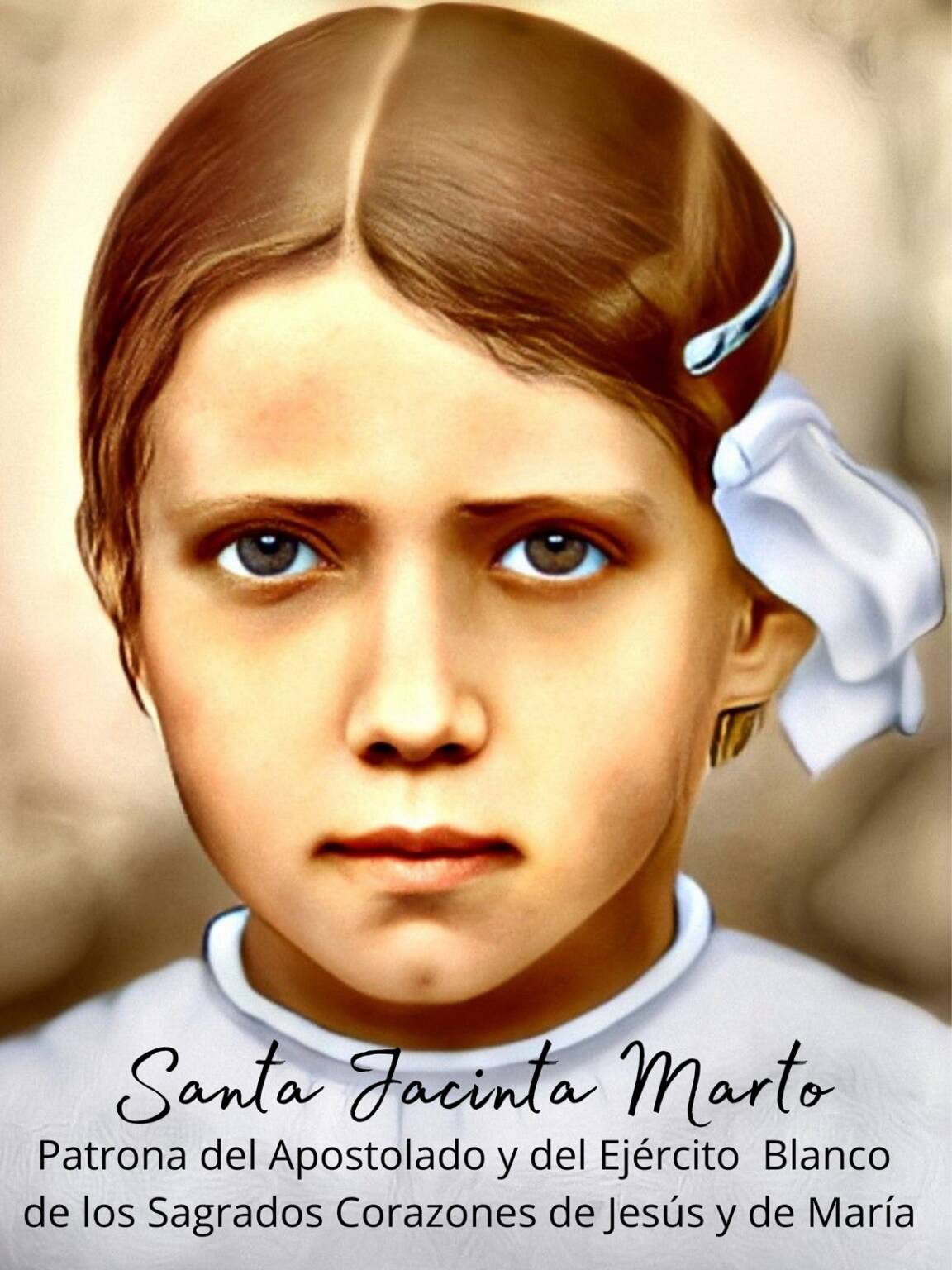 Santa Jacinta Marto – APOSTOLADO DE LOS SAGRADOS CORAZONES UNIDOS DE ...